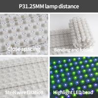 China DMX512/SPI Programmable LED Mesh Screen with 3840Hz Refresh Rate and IP67 Waterproof for Stage Concerts for sale