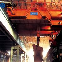 China Zehua Intelligent Steel Double Girder Bridge Crane 30m Span 25m Lifting Height Henan-Made for Metallurgical Industry for sale