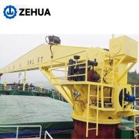 China Marine Deck Crane Hydraulic Telescopic Boom with Remote Control for Fishing Boat and Yacht 5 t 10 t 20 t 30 t 50 t 70 t for sale
