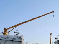 China ZEHUA Brand 5-30 Ton Hydraulic Marine Deck Knuckle Boom Crane | 30m Lifting Height Boat Cargo Crane for Vessel Ship for sale