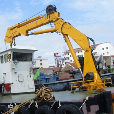 China ZEHUA 5-30 Ton Hydraulic Marine Knuckle Boom Crane, 30m Lifting Height Boat Ship Deck Cargo Crane for Vessel Offshore Handling for sale