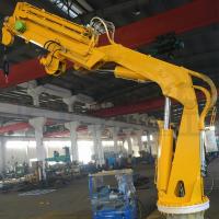 China ZEHUA 5-30 Ton Hydraulic Marine Knuckle Boom Crane, 30m Lifting Height Boat Ship Deck Cargo Crane for Vessel Offshore Handling for sale