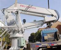 China ZEHUA 5-30 Ton Hydraulic Marine Knuckle Boom Crane, 30m Lifting Height Boat Ship Deck Cargo Crane for Vessel Offshore Handling for sale