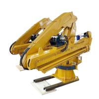 China Zehua Factory 5-30 Ton Hydraulic Marine Deck Crane | Knuckle Boom Boat Ship Vessel Cargo Crane 30m Lifting Height for sale