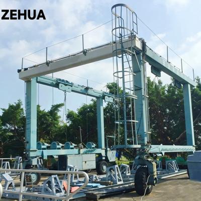China Boat Lifting Hoist Gantry Crane 300ton 600 Ton 1000 Ton Marine Ship Travel Lifting Yacht Crane for Shipyard Using for sale