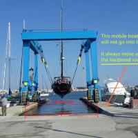 China Safe and Reliable Yacht Handle Crane Suitable for Ships in Yacht Clubs Water Amusement Parks Naval Ports for sale