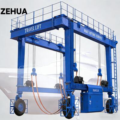 China Shipyard Use China Factory Direct Sale 100t 200t 300t Yacht Crane Electric Hoist Boat Lifting System for sale