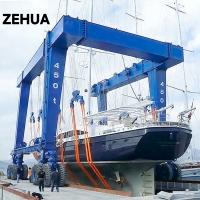 China Shipyard Use China Factory Direct Sale 100t 200t 300t Yacht Crane Electric Hoist Boat Lifting System for sale