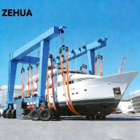 China Zehua Crane Shipyard Build 1000t Marine Yacht Crane Boat Lifting Crane 200ton 300ton 400ton Heavy Duty Remote Control for sale