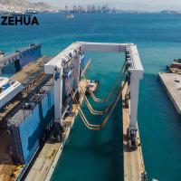China Shipyard Dock 20t 40t Boat Vessel Lift Crane Electric Lifting Crane 300 Ton Crane Price for sale