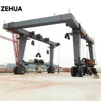 China Diesel Generator Powered Hydraulic Boat Lift Crane 300t 350t 4 Tires 8Tires Gantry Crane for sale