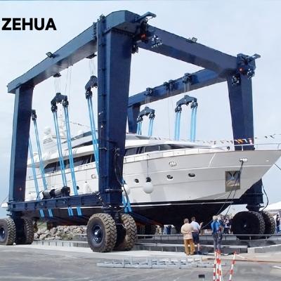 China Hydraulic Boat Lift  Floating Yacht Hoist for Marina and Dock Use100t 150t 200t 300t 100 t 150 t 200 t 300 t for sale
