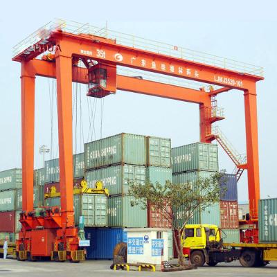 China Zehua 50 60 80 Ton 100 120 200 Ton Hydraulic Rubber Tire Gantry Crane Price Diesel Engine Rubber Tyred Gantry Crane With Trolley for sale