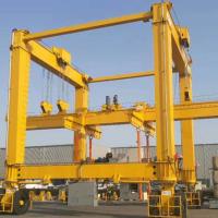 China Zehua 50 60 80 Ton 100 120 200 Ton Hydraulic Rubber Tire Gantry Crane Price Diesel Engine Rubber Tyred Gantry Crane With Trolley for sale