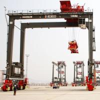 China Zehua Crane 200T Port Container Offshore Rubber Wheel Gantry Price Crawler Tyre Motor RTG Gantry Hoist Lifting Crane for Sale for sale