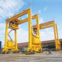 China Zehua Offshore Rubber Wheel RTG Gantry Cnc Router Heavy Gantry Indoors Crane Aluminum 5 Ton Mobile Gantry Crane for sale