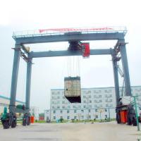 China Zehua 5 Ton 10 Ton Portable Gantry Crane 6000mm Mobile Rubber Tyred Gantry Crane RTG Rubber Wheel Hoist Lifting Crane for sale