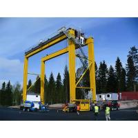 China Zehua RTG 80 Ton Rubber Tyre Wheel Gantry Crane 5t Mobile Portable Gantry Crane Heavy Duty Lifting Equipment for sale