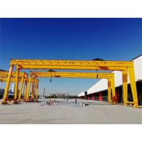China 10 Ton 20 Ton European Double Girder Gantry Crane with New Design European Trolley for Sale for sale