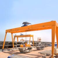 China Factory Price 10 Ton 20 Ton European Double Girder Gantry Crane Outdoor Use New Type Travelling Gantry Crane for sale