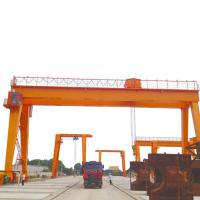 China Factory Price 10 Ton 20 Ton European Double Girder Gantry Crane Outdoor Use New Type Travelling Gantry Crane for sale