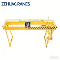 China European Double Girder Gantry Crane 10-100 Ton Heavy Duty Outdoor Rail Mounted Gantry Crane for Yard Port Construction for sale