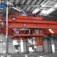 China Zehua Crane 3 Ton Overhead Crane Drive Motor 20 Ton Steel Melting Plant Overhead Crane System Travelin for sale