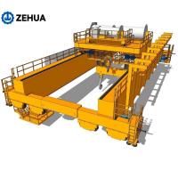 China Zehua Crane 3 Ton Overhead Crane Drive Motor 20 Ton Steel Melting Plant Overhead Crane System Travelin for sale