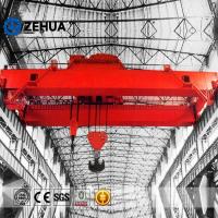 China Zehua Crane Double Girder Overhead Crane 25ton QD Type Heavy Duty Travel Lift Crane 5 Ton Cabin Control for Sale for sale