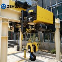 China Zehua 5/10 Ton European Standard Electric Wire Rope Hoist ISO CE Certified 380V 15m/min Lifting Speed for Material Handling for sale