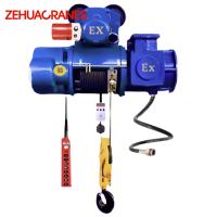 China Low Price Zehua Brand 0.5Ton~20Ton Schneider Main Electrical Parts Workshop Factory Lifting Wire Rope Hoist Price for sale