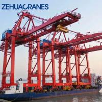 China 2026 New Intelligent STS Ship to Shore Container Crane 45T/65T Twin Lift Full VFD Energy Regeneration DGPS Auto Position CE FEM for sale