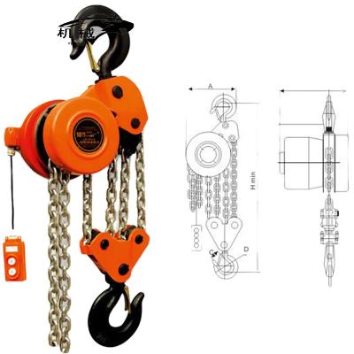 China Manual Chain Hoist 1 Ton 2 Ton 3 Ton 5 Ton G80 Alloy Steel Hand Chain Block for Construction Site Monorail Crane Lifting for sale
