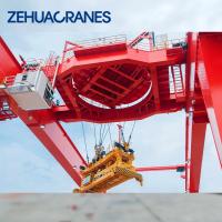 China 2026 New Intelligent RMG Rail Mounted Container Gantry Crane 40.5T Single Lift/65T Twin Lift Full VFD Auto Anti-sway  CE ISO for sale