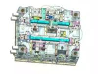 China P20 Plastic Auto Parts Mould Cold Runner Radiator Water Tank Mold for sale