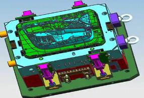 China OEM Automotive Plastic Mould NAK80 Automobile Door Panel Mold for sale