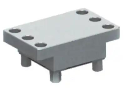 China CAXA Custom Molded Plastic Parts Cavity S136 Electric Spark Tool Holder Angle for sale