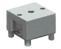 China CAXA Custom Molded Plastic Parts Cavity S136 Electric Spark Tool Holder Angle for sale