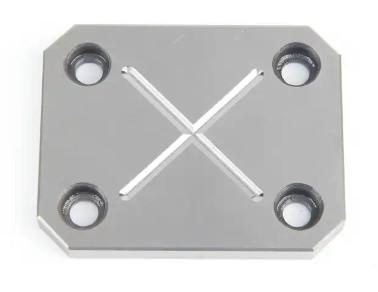 China UG / PROE Custom Molded Plastic Parts X Shaped Wear Plate Mold for sale
