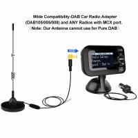 China MCX Magnetic Radio Antenna Combined Vehicle Mounted AM/FM DAB Screw Thread for sale