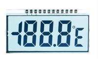 China 16 Pin Positive Transmissive 6 O′Clock TN LCD Display For Temperature Humidity Display for sale