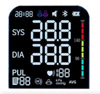 China HTN Positive Transmissive Medical Segment LCD Display 85.9x89.8mm 4V for sale
