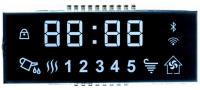 China RoHS SGS 18 Pin VA LCD Display Reflective Digital LCD Screen for sale