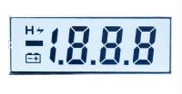 China Customized STN LCD Display 3V 1/4 Duty Segment LCD for Industrial Instruments for sale