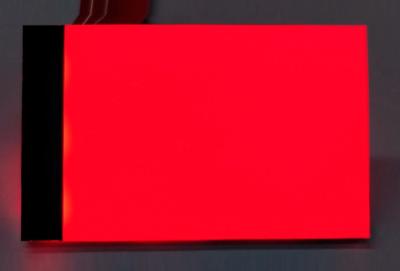 China Red Monochromatic LCD Display Backlight 5V 300-1000cd/m2 Custom Size for sale