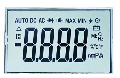 China Customized Instrument Meter Display 6 O'Clock TN Segment LCD With Positive Transmissive for sale