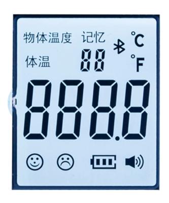 China Duty 1/4 Bias 1/3 TN LCD Display Forehead Thermometer LCD Display for sale