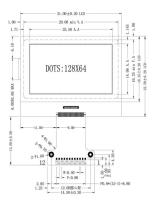China FSTN 1.2 Inch Cog LCD Display for sale