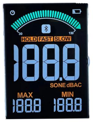 China Customized Car Player VA LCD Panel Negative White LCD Display 45.8x66mm 3V for sale