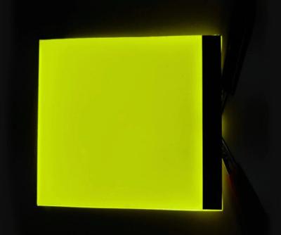 China Custom Yellow Monochromatic LCD Display Backlight 5V 300-1000cd/m2 High Brightness for sale